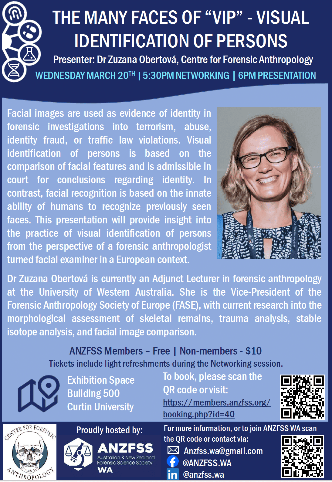 WA Seminar: The Many Faces of 'Visual Identification of Persons' - ANZFSS